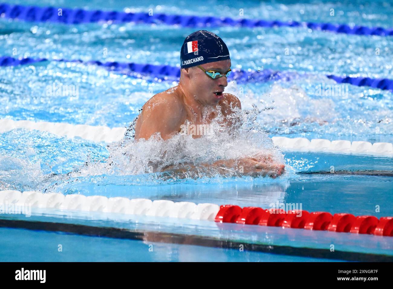 Leon Marchand ( FRA ), Swimming, Men's 200m Breaststroke Final during ...