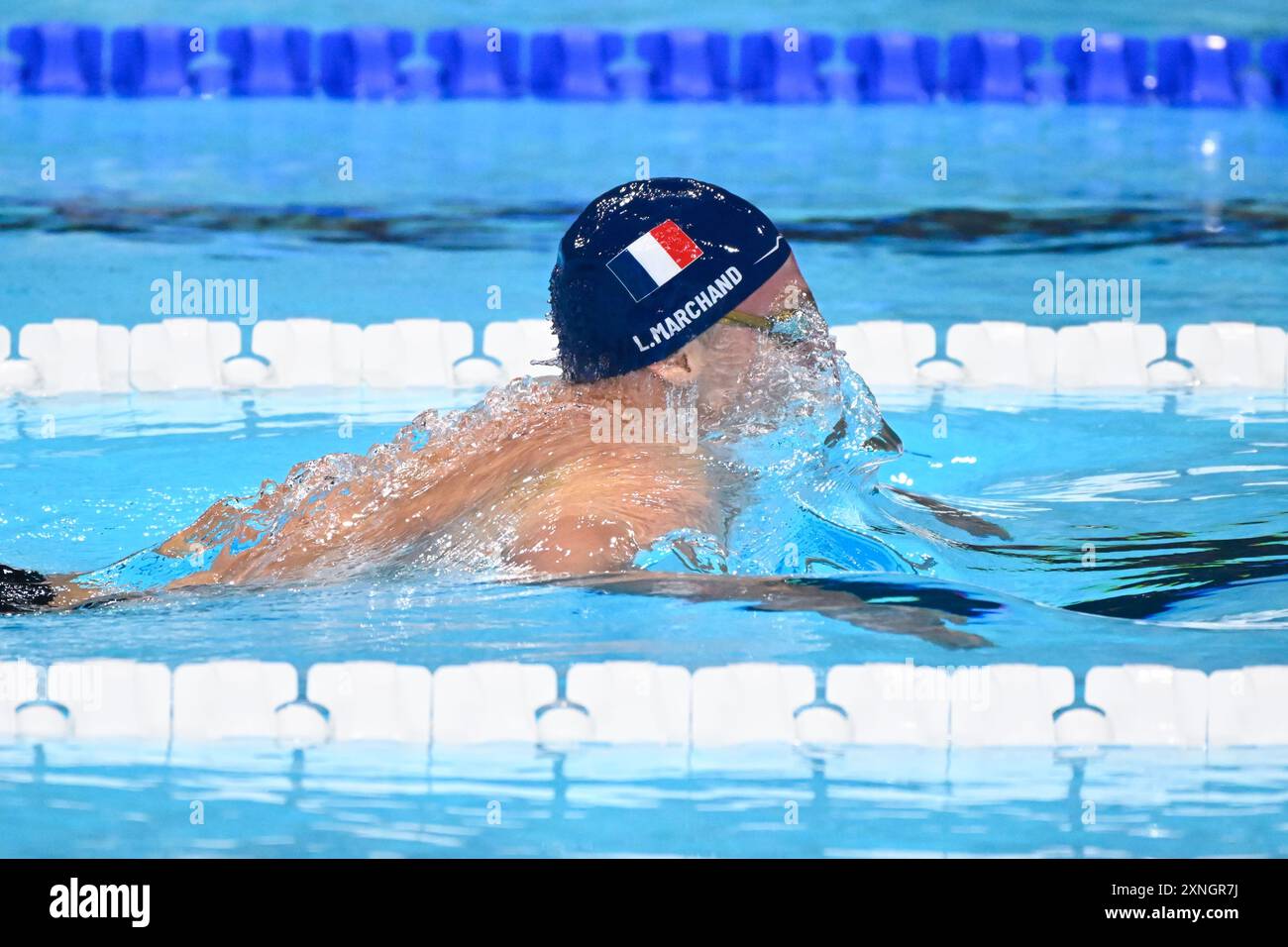 Leon marchand breaststroke hi-res stock photography and images - Alamy