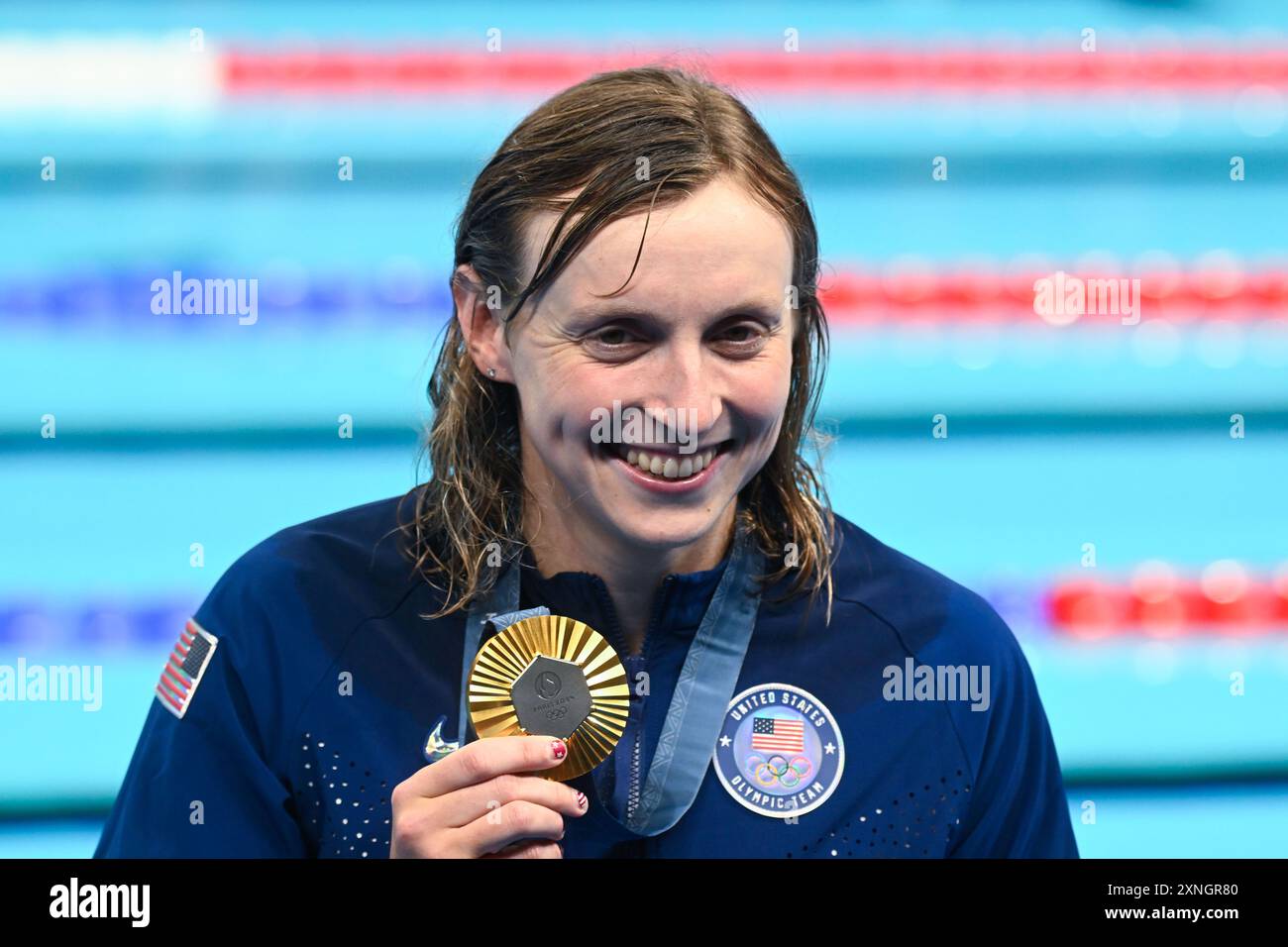 Katie Ledecky ( USA ) Gold medal, Swimming, Women's 1500m Freestyle ...