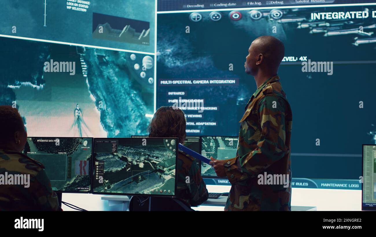 General headquarters under ruling of army IT professional that reviews insight about a new ...