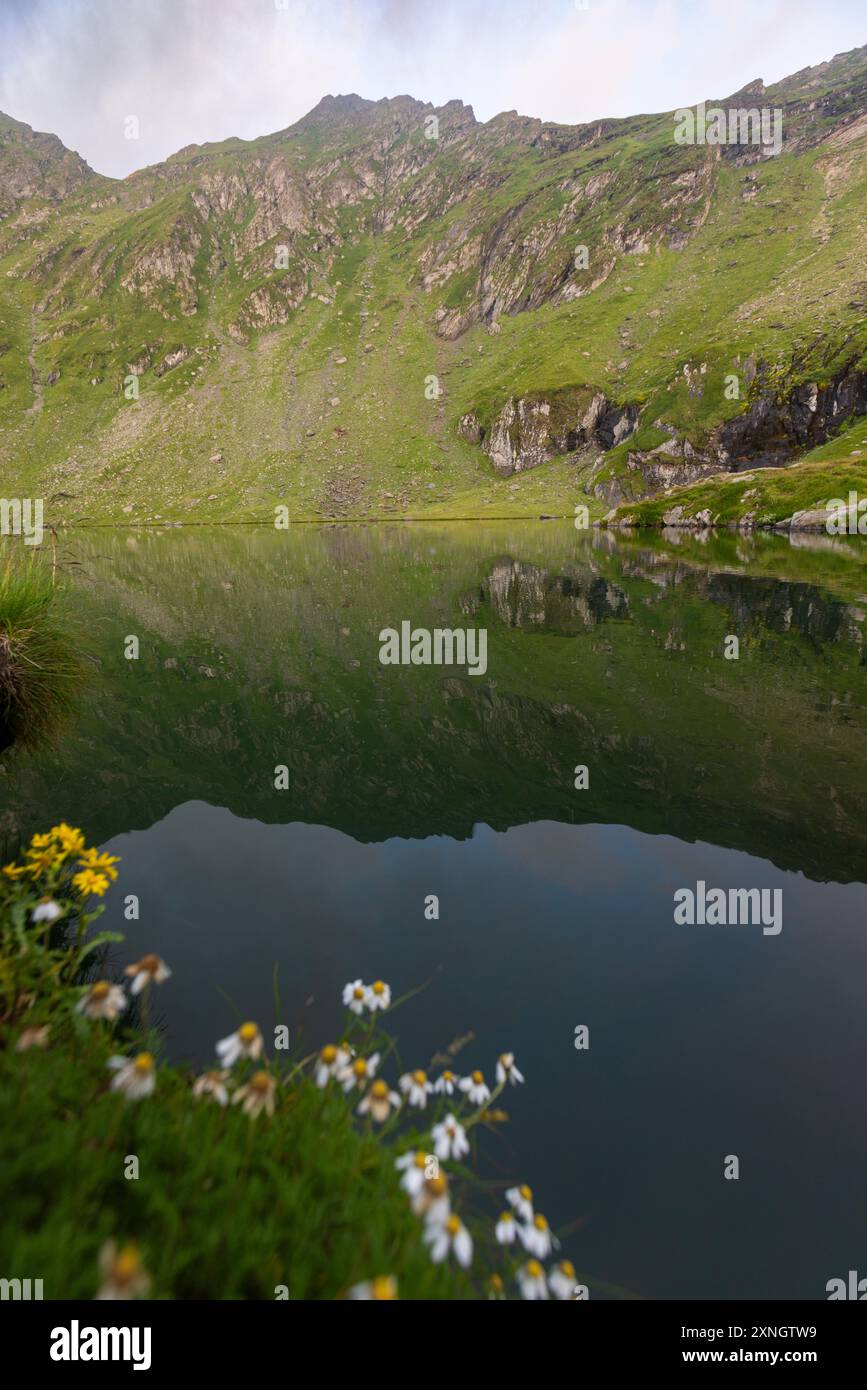 mountain landscape at Balea lac, Romania Stock Photo - Alamy
