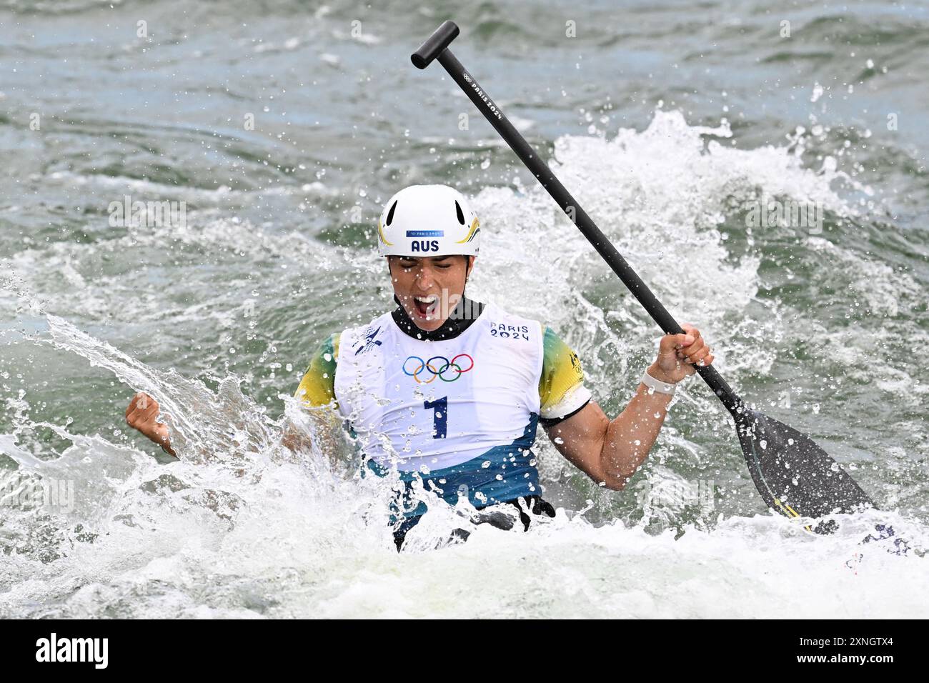 Seine Et Marne, France. 31st July, 2024. Jessica Fox of Australia ...