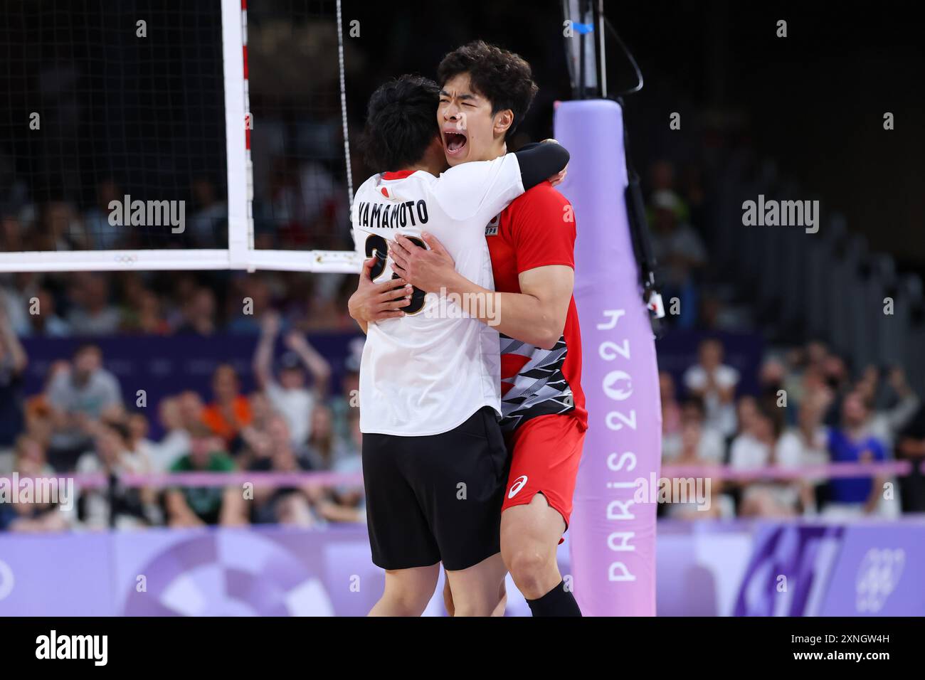 Paris, France. 31st July, 2024. Kento Miyaura (JPN) Volleyball : Men's ...