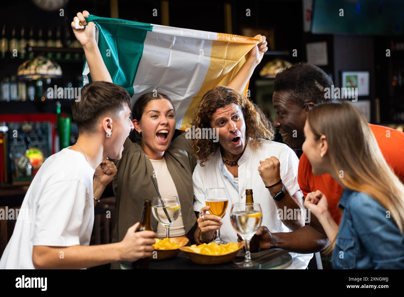 Team Ireland fans do not hide their emotions from the joy in beer bar ...
