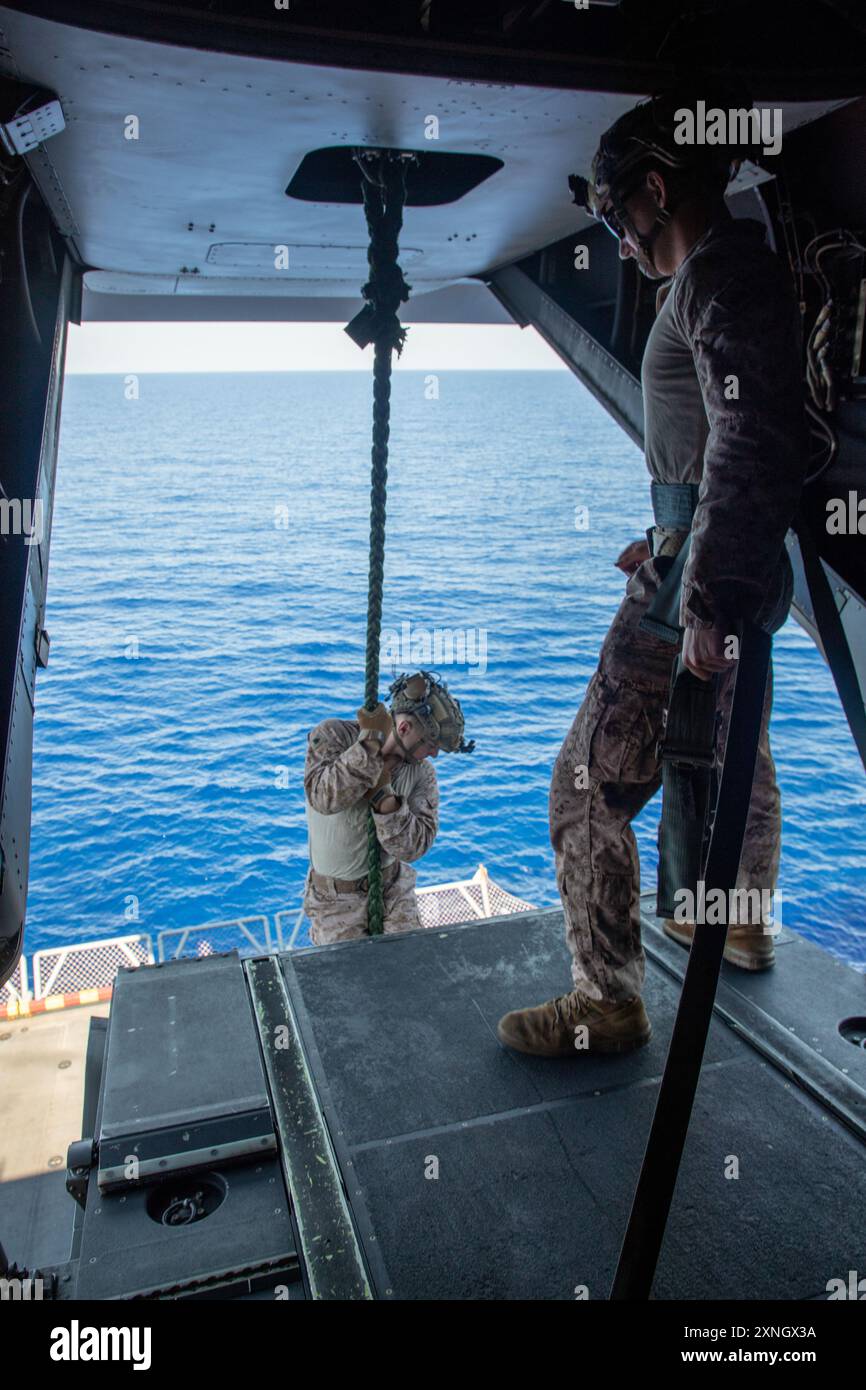 A U.S. Marine with the 24th Marine Expeditionary Unit (MEU) Special ...