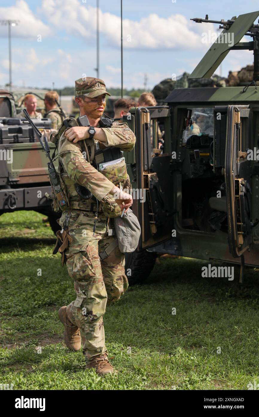 A Paratrooper assigned to 2nd Battalion, 505th Parachute Infantry ...