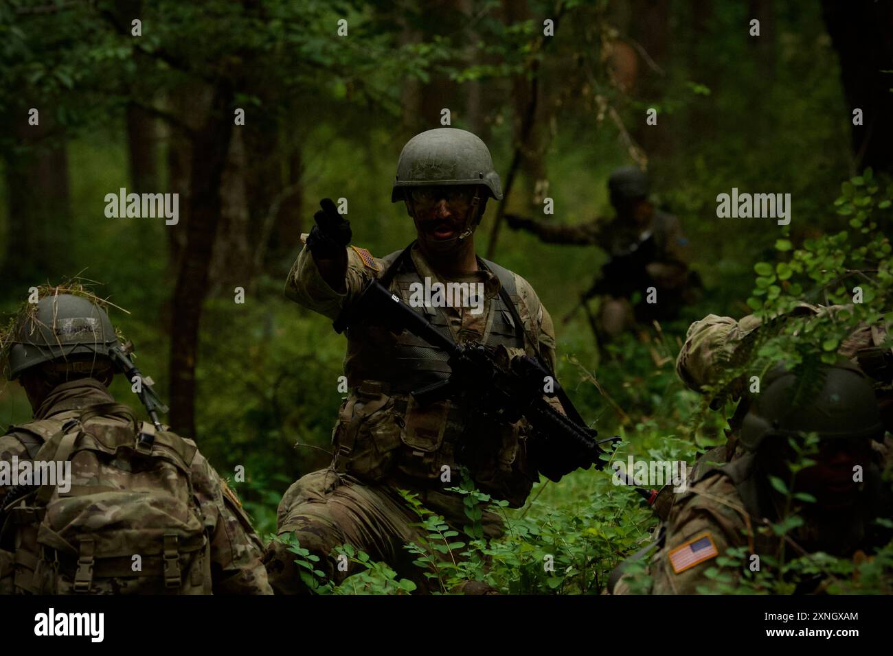 U.S. Army Officer Candidate Alexander Stern, with the Montana National ...