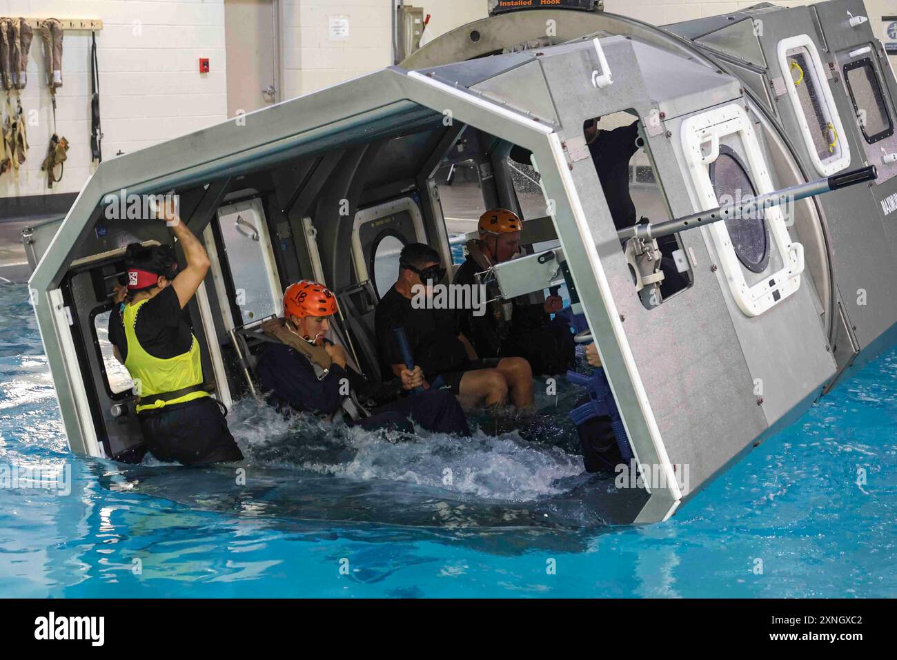 U.S. Marines assigned to the 22nd Marine Expeditionary Unit conducts ...