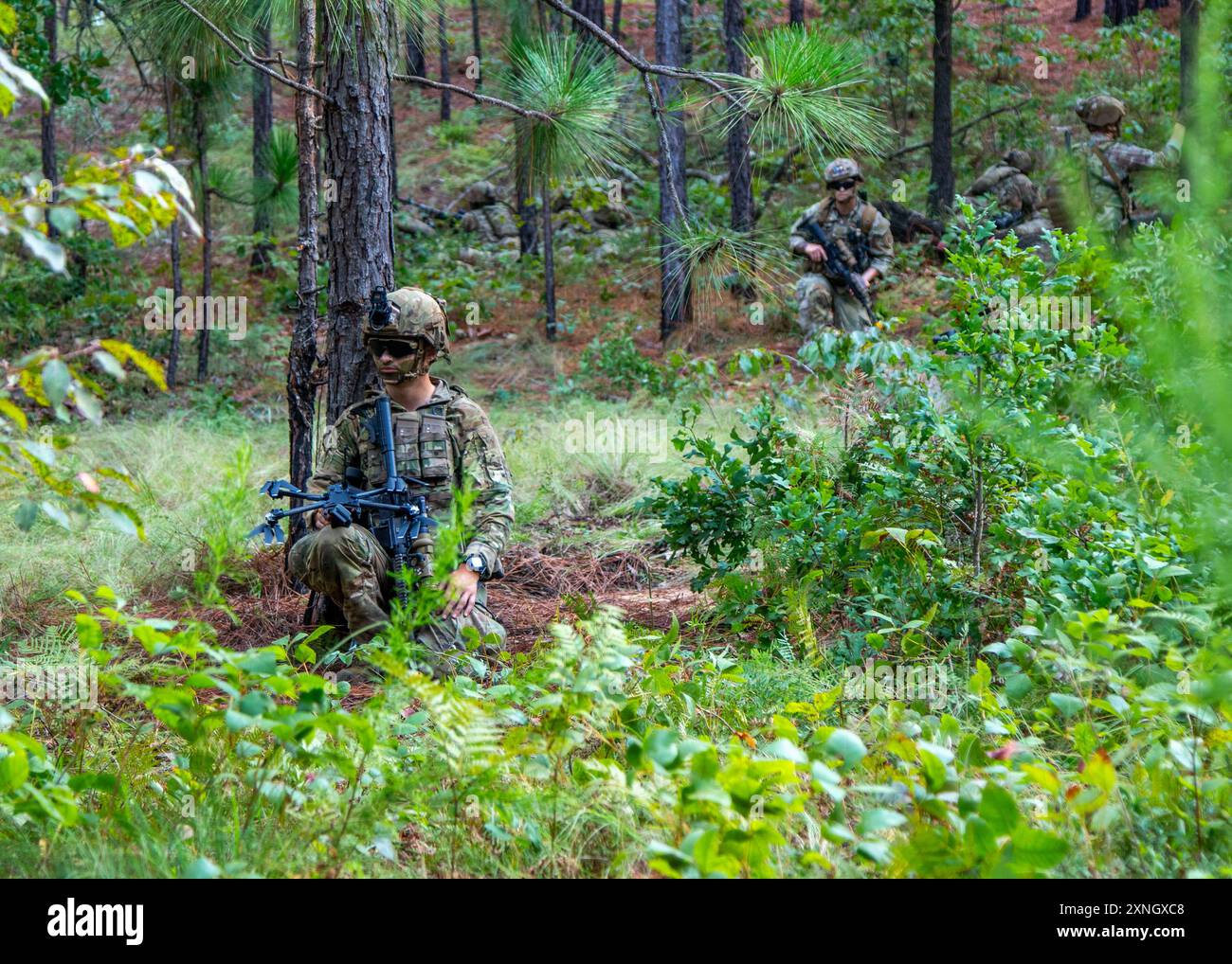 Pfc. Christian Hare, a Paratrooper assigned to 2nd Battalion, 505th ...