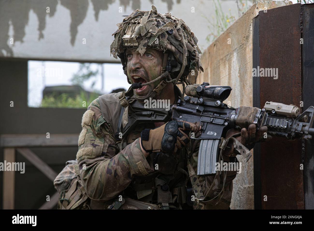 U.S. Army Staff Sgt. Jonathan Osborne from the Task Force Guardian ...