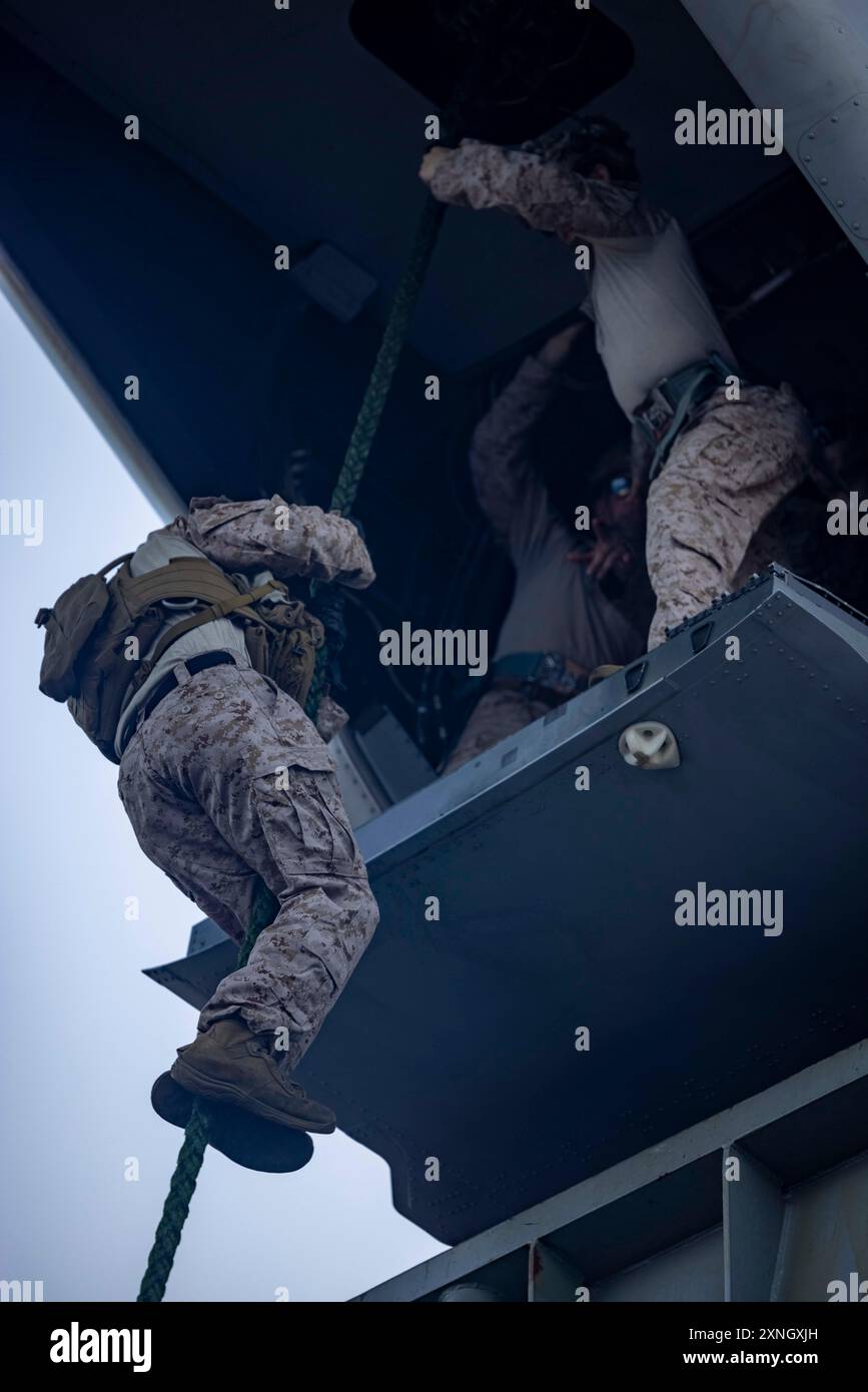 A U.S. Marine with the 24th Marine Expeditionary Unit (MEU) Special ...