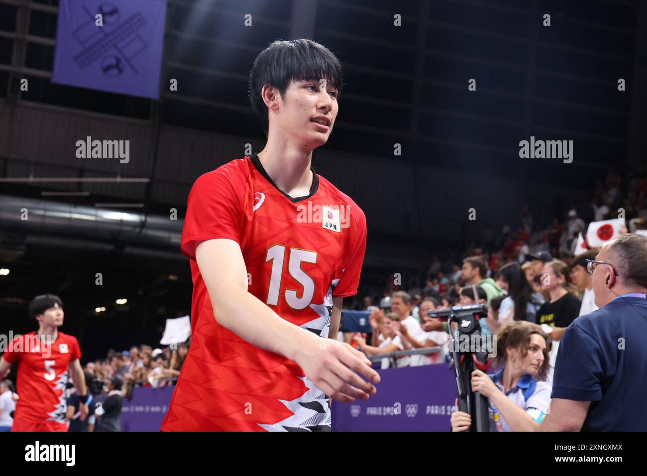Paris, France. 31st July, 2024. Masato Kai (JPN) Volleyball : Men's ...