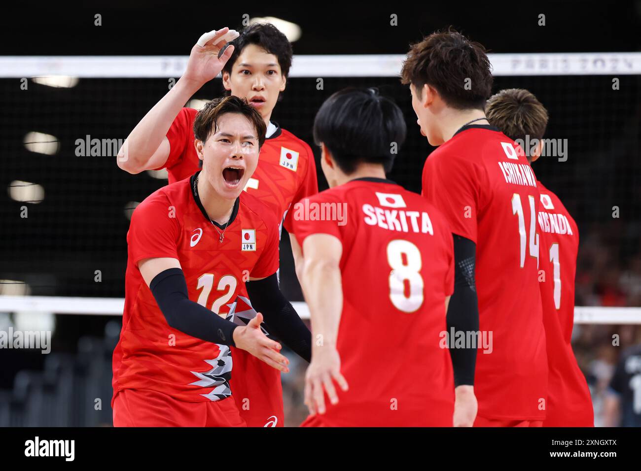 Paris, France. 31st July, 2024. Ran Takahashi (JPN), Japan team group ...