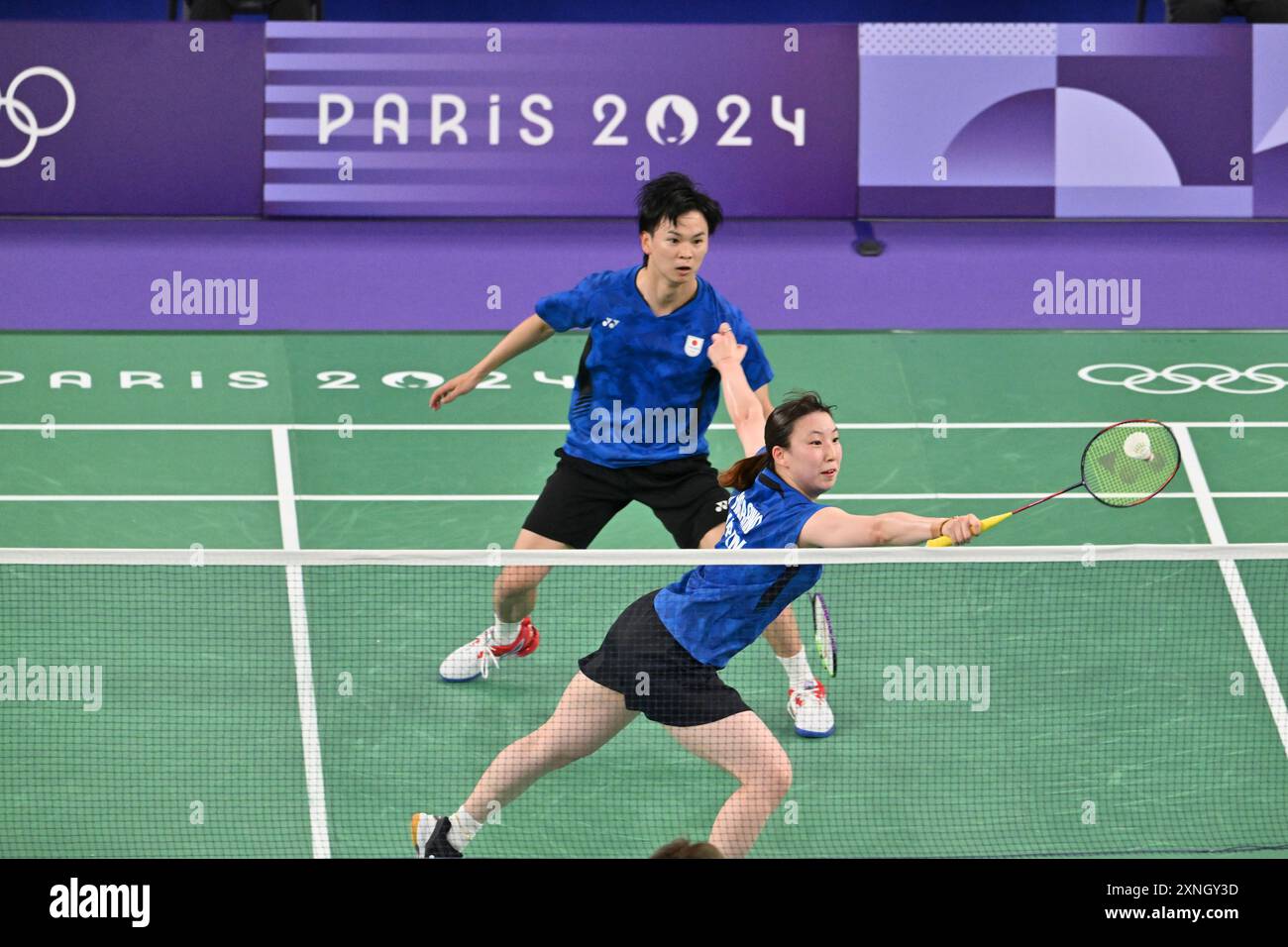 WATANABE Yuta, HIGASHINO Arisa (JPN) Badminton Mixed Doubles at La ...