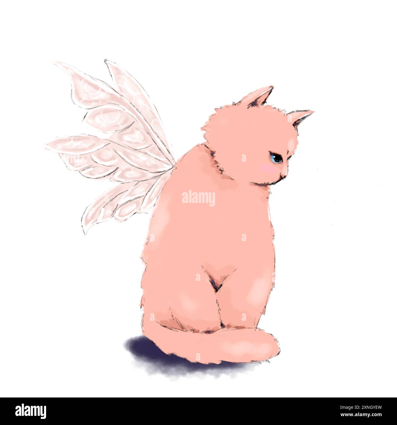 Cute Anime Cats With Wings