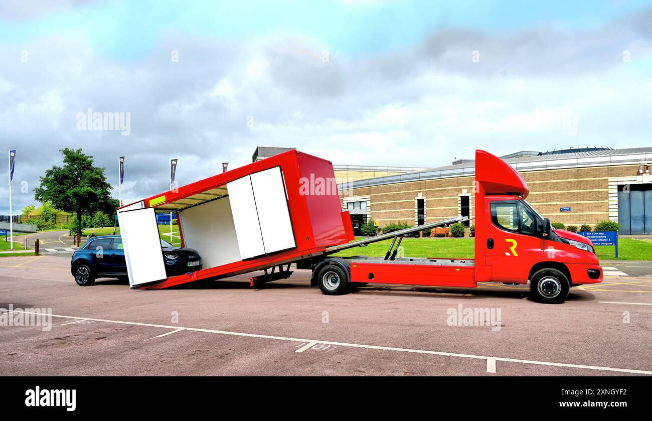 British Motor Museum Gaydon delivery of a new attraction to the museum ...