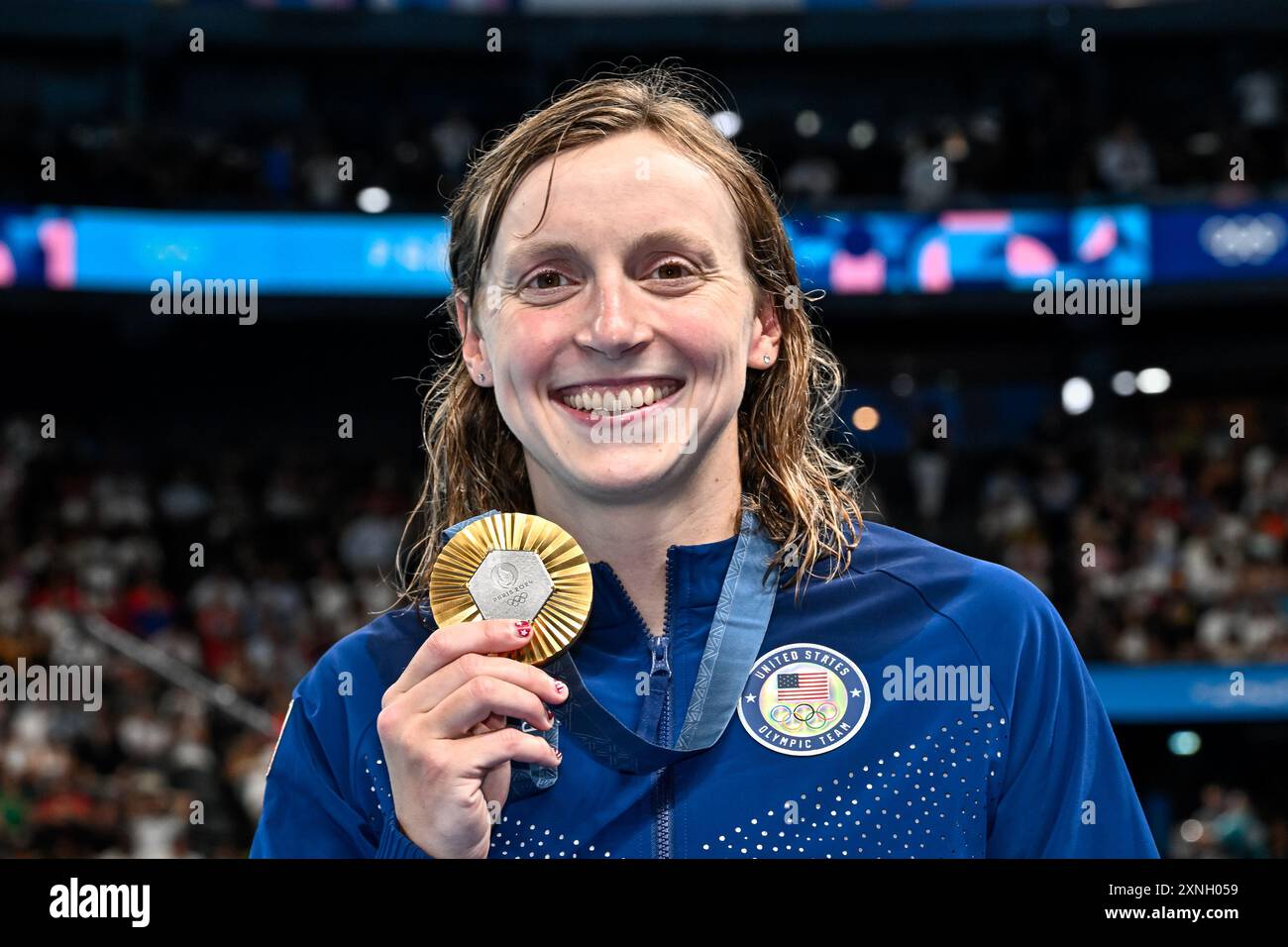 Paris, France. 31st July, 2024. Katie Ledecky of United States of ...