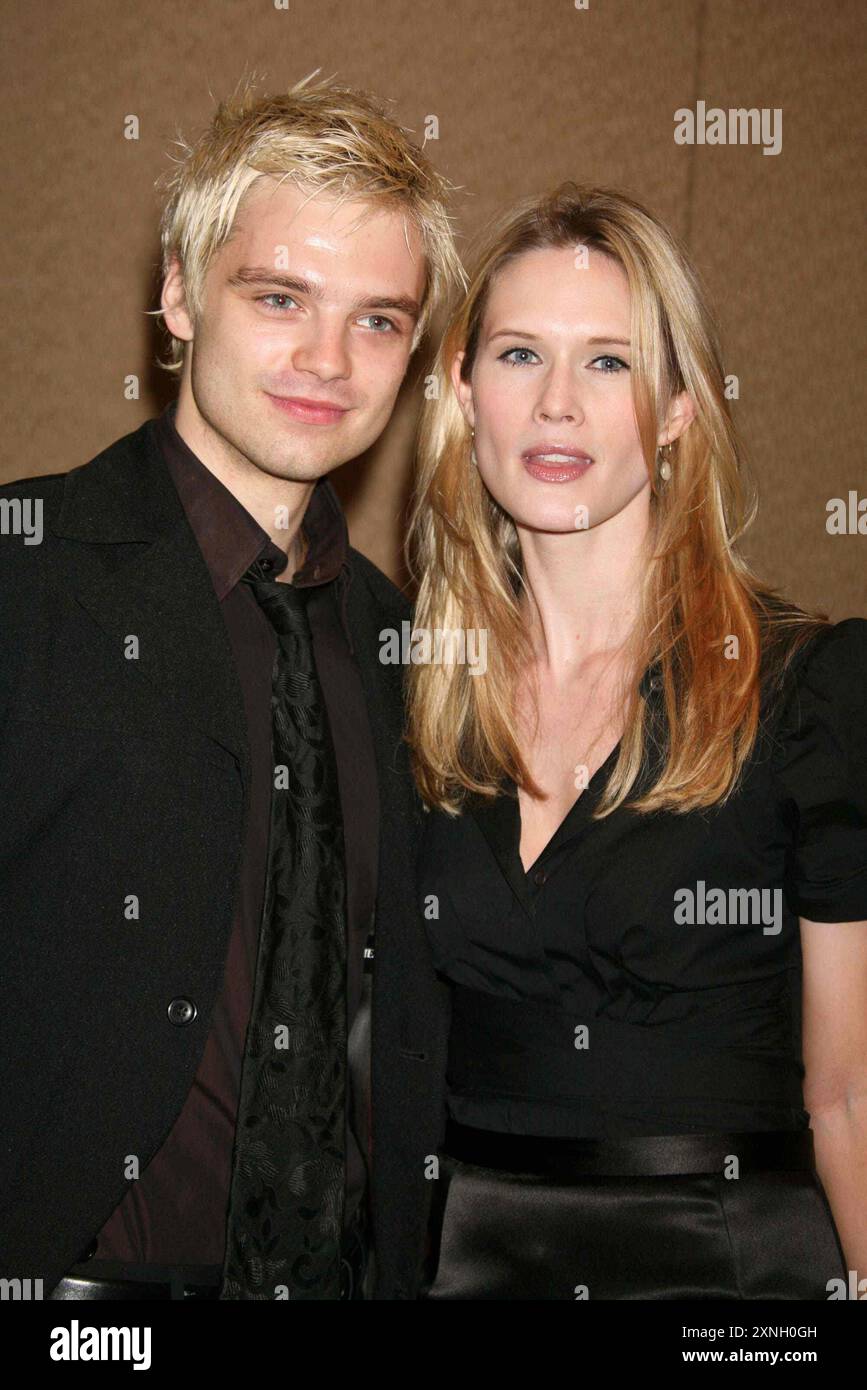 Sebastian Stan and Stephanie March attend the 73rd Annual Drama League ...