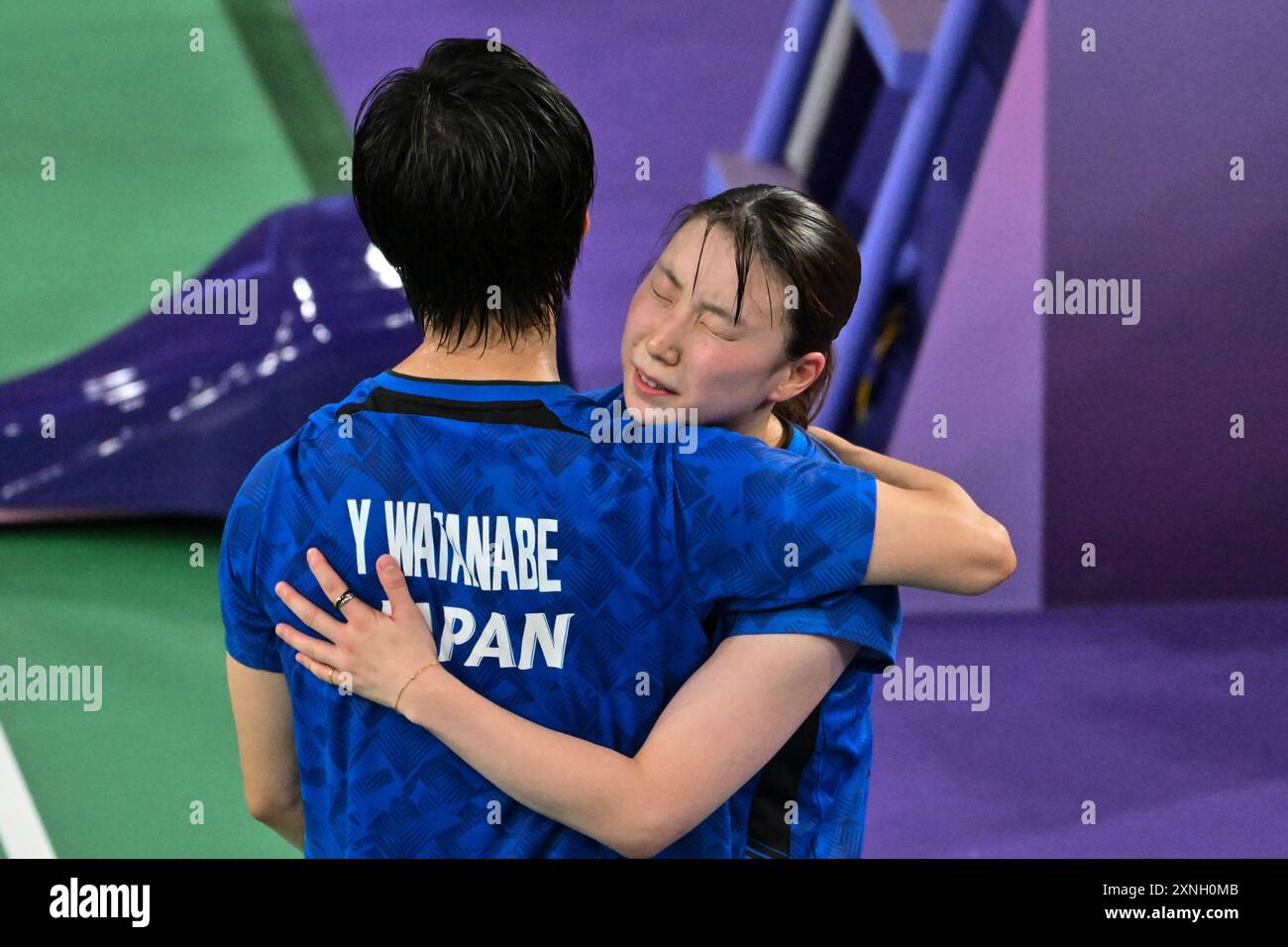 WATANABE Yuta, HIGASHINO Arisa (JPN) Badminton Mixed Doubles at La Chapelle Arena, during the ...