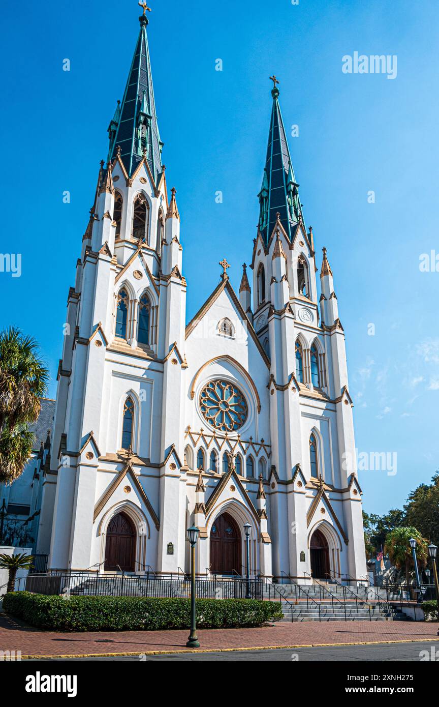 Exterior of the Cathedral and Basilica of St. John the Baptist in ...