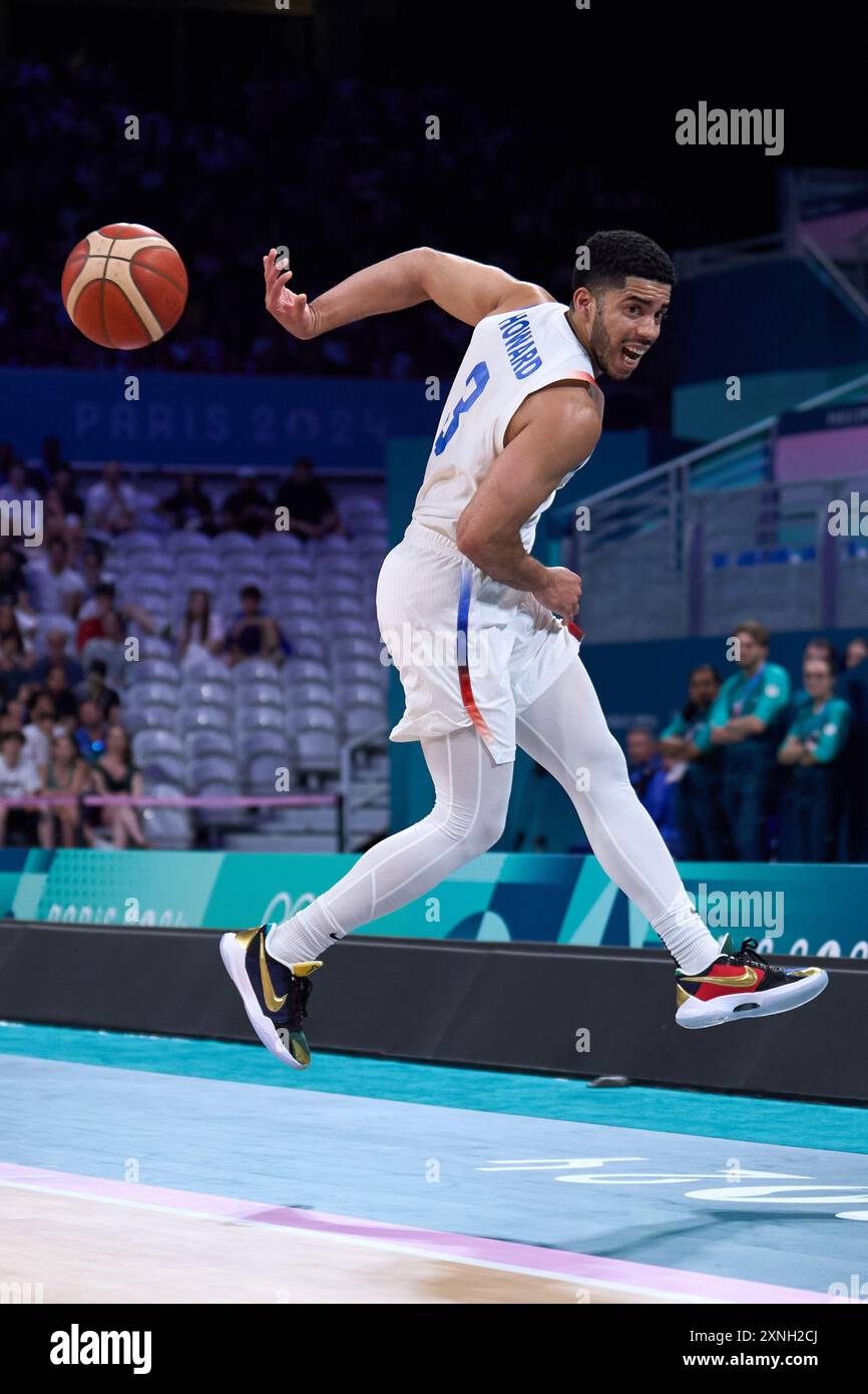 Lille, France. 31st July, 2024. Jordan Howard of Puerto Rico competes ...