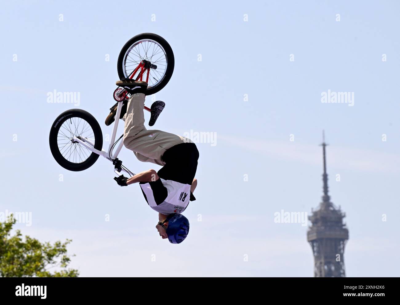 Paris-France, July 31, 2024, Paris Olympic Games, BMX-bike competition ...