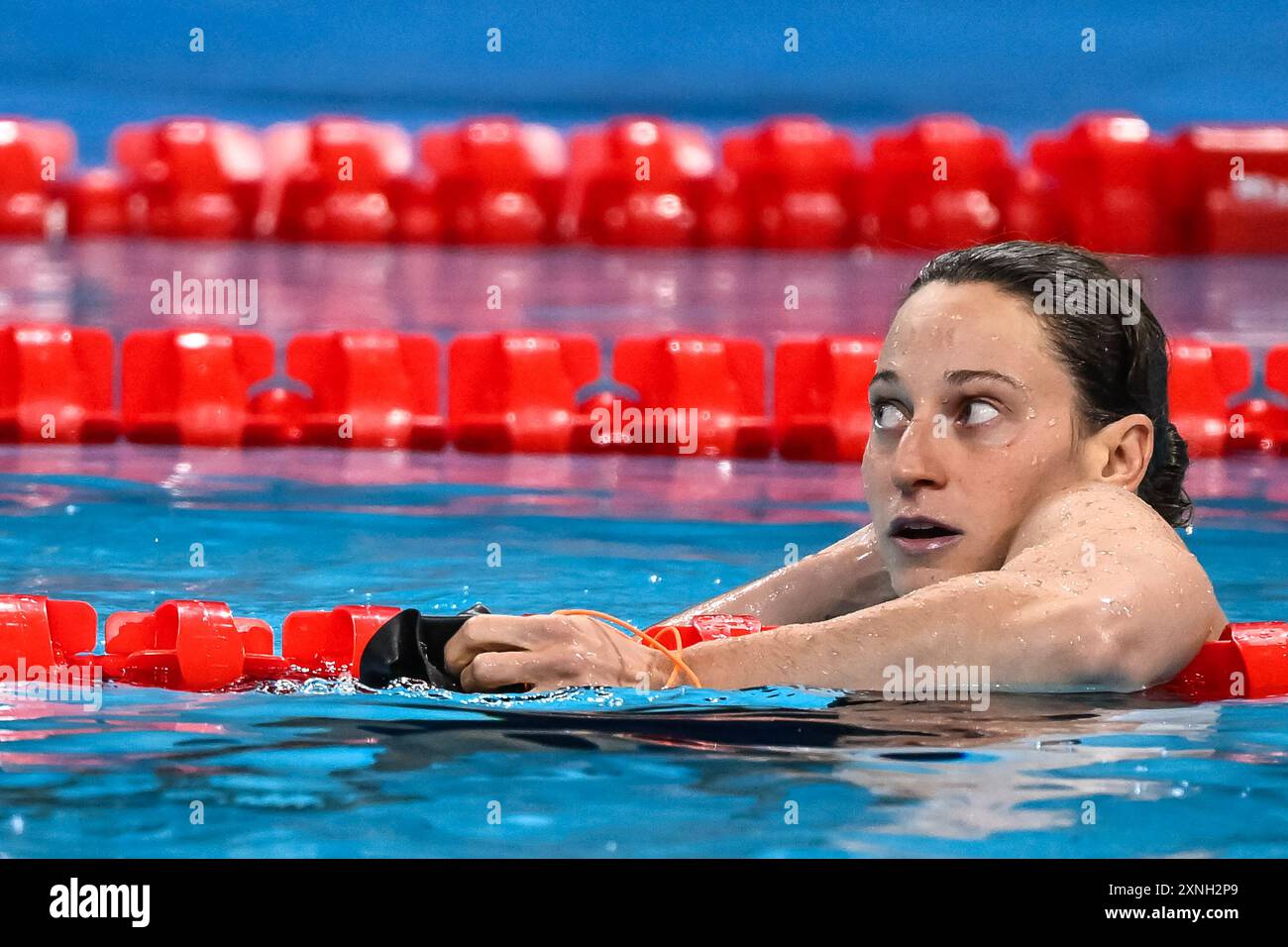 Paris, France. 31st July, 2024. Francesca Fangio of Italy reacts after ...