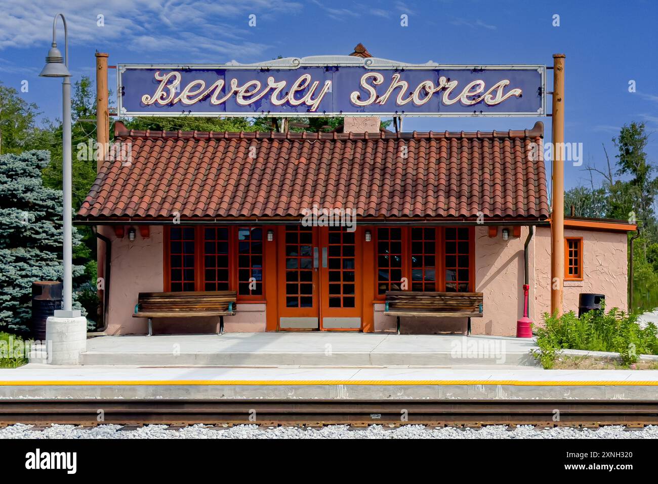 1929 Beverly Shores train station and museum in Beverly Shores IN on a ...