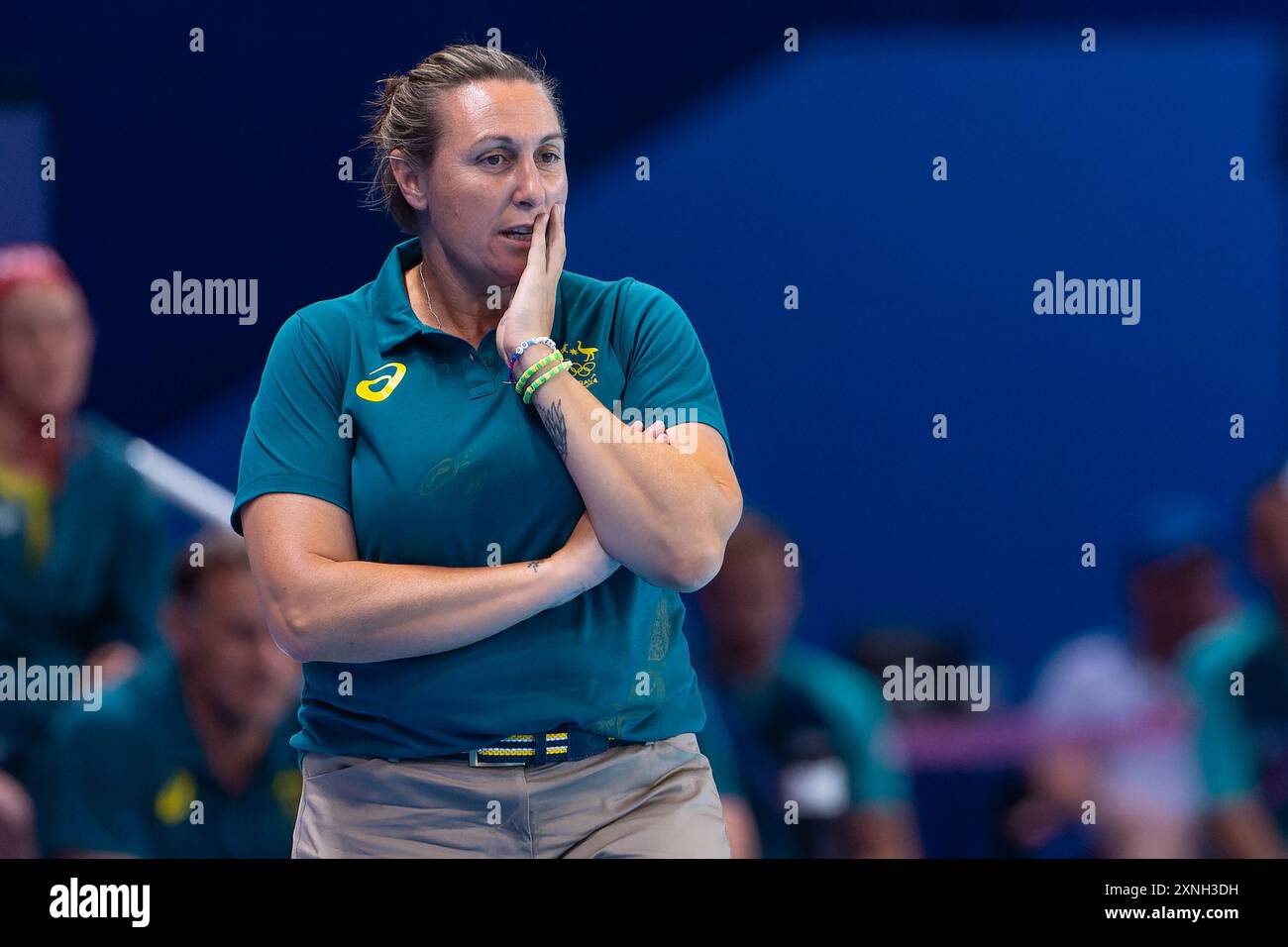 Paris, France. 31st July, 2024. PARIS, FRANCE - JULY 31: Coach Bec ...