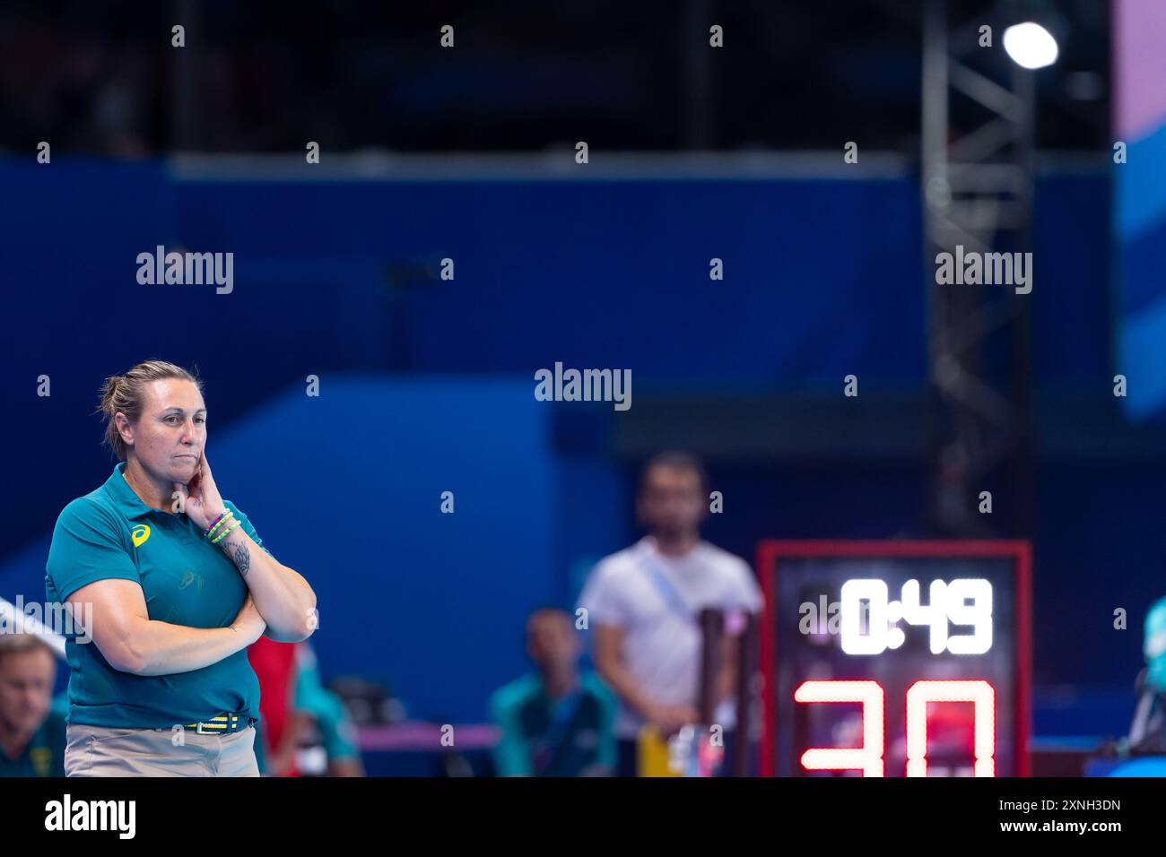 Paris, France. 31st July, 2024. PARIS, FRANCE - JULY 31: Coach Bec ...