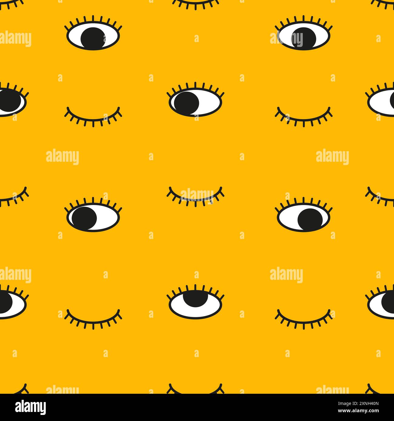 Doodle closed and open eyes, winked eyes Stock Vector Image & Art - Alamy