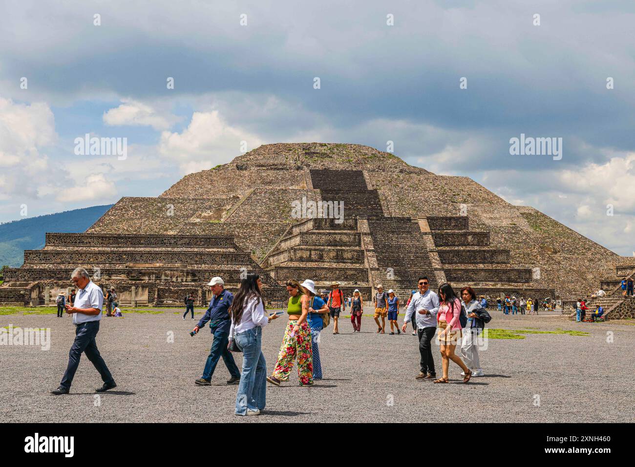 Pyramid of the Moon in San Martin de las Pirámides in the ...