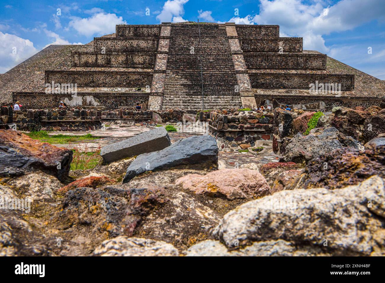 Pyramid of the Moon in San Martin de las Pirámides in the ...