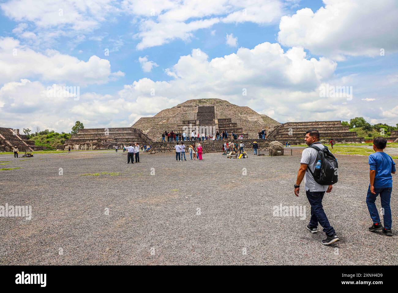 Pyramid of the Moon in San Martin de las Pirámides in the ...