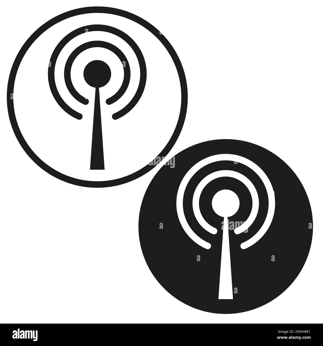 Black and white Wi Fi icons. Wireless signal symbols. Minimalist vector design Stock Vector ...