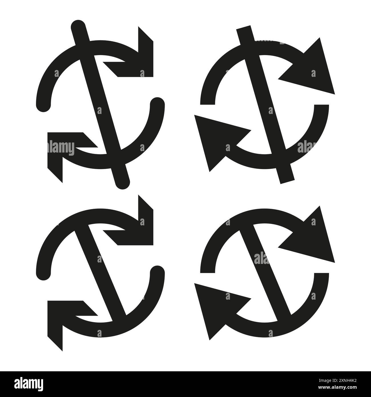 Set of four icons hi-res stock photography and images - Alamy