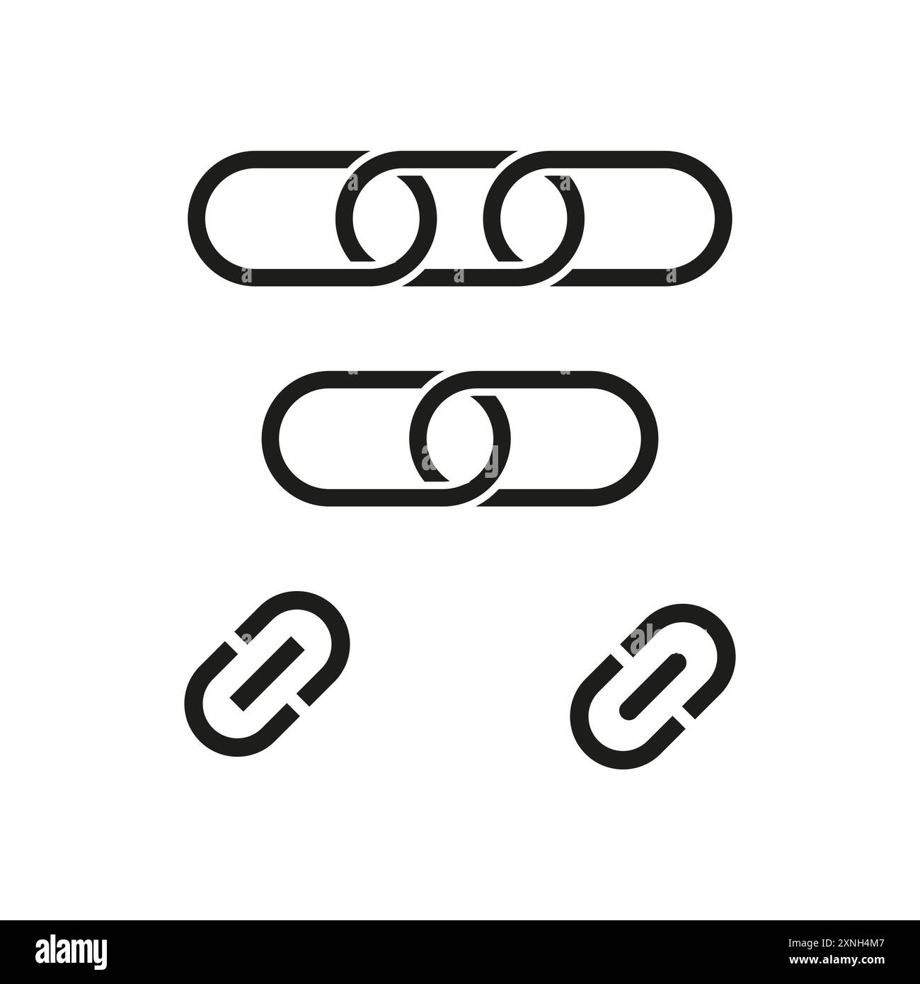 Network of interconnected shapes Cut Out Stock Images & Pictures - Alamy