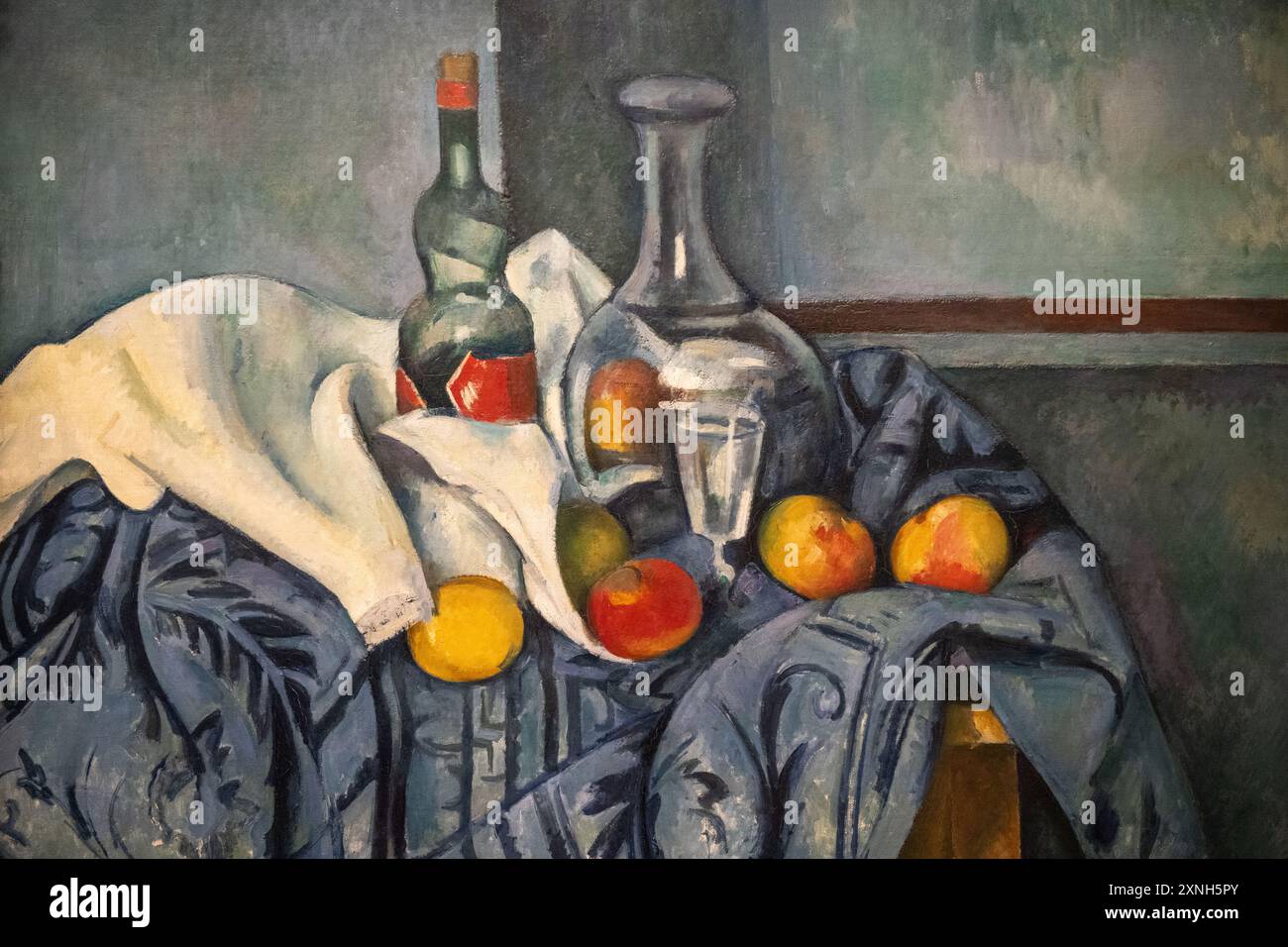 painting by Paul Cezanne called The Peppermint Bottle, painted 1893/ ...