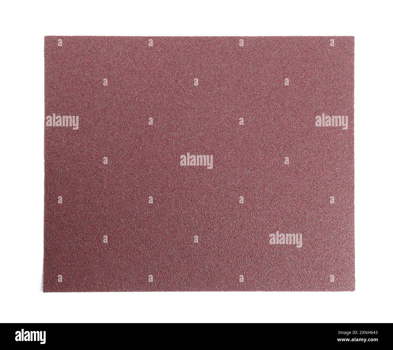One sheet of sandpaper isolated on white Stock Photo - Alamy