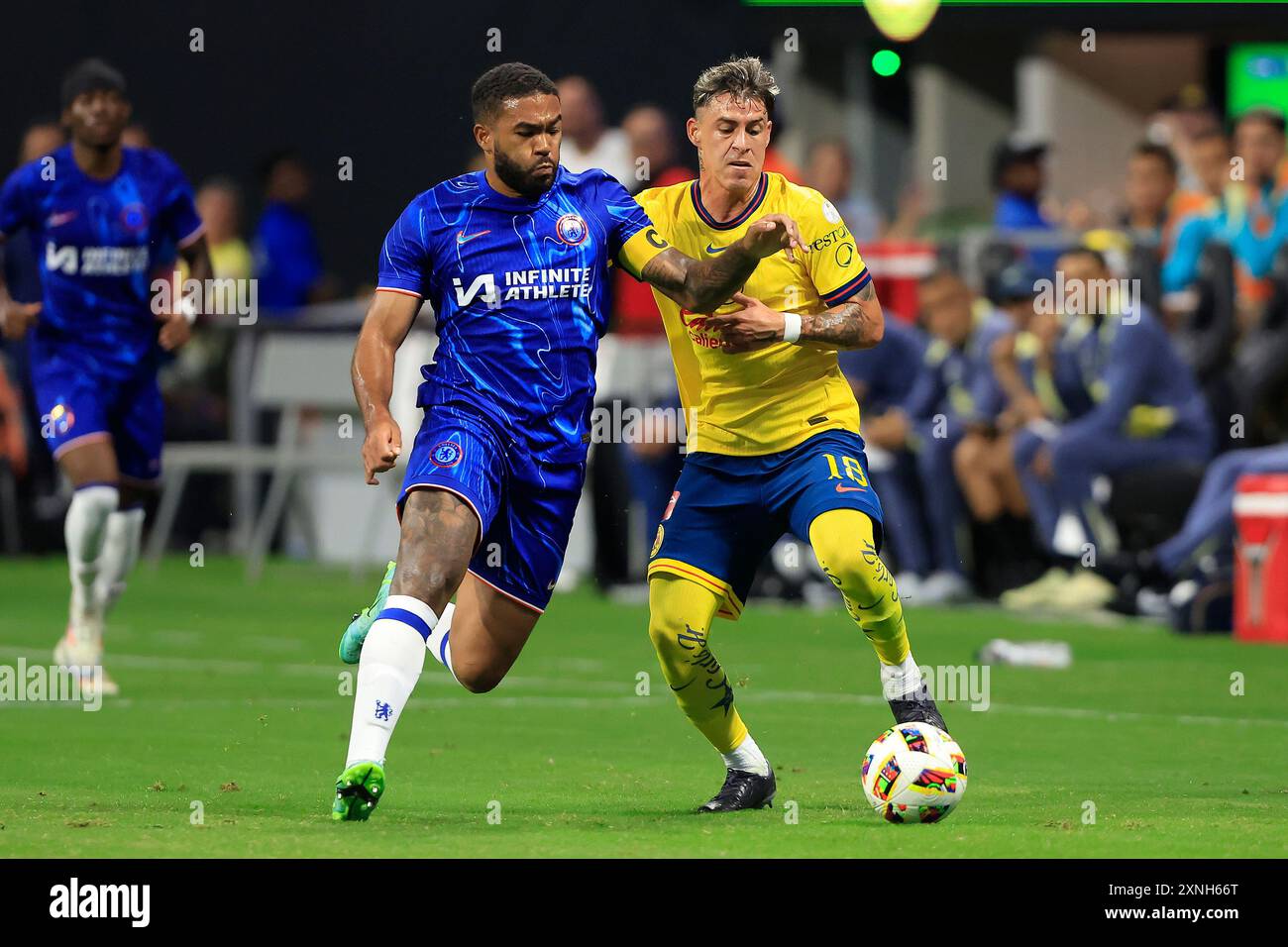 ATLANTA, GA - JULY 31: Chelsea FC defender Reece James (24) and Club ...