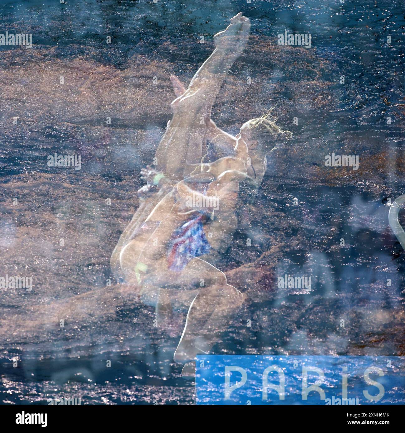 Paris, Ile de France, France. 31st July, 2024. Olympic divers JESSICA ...