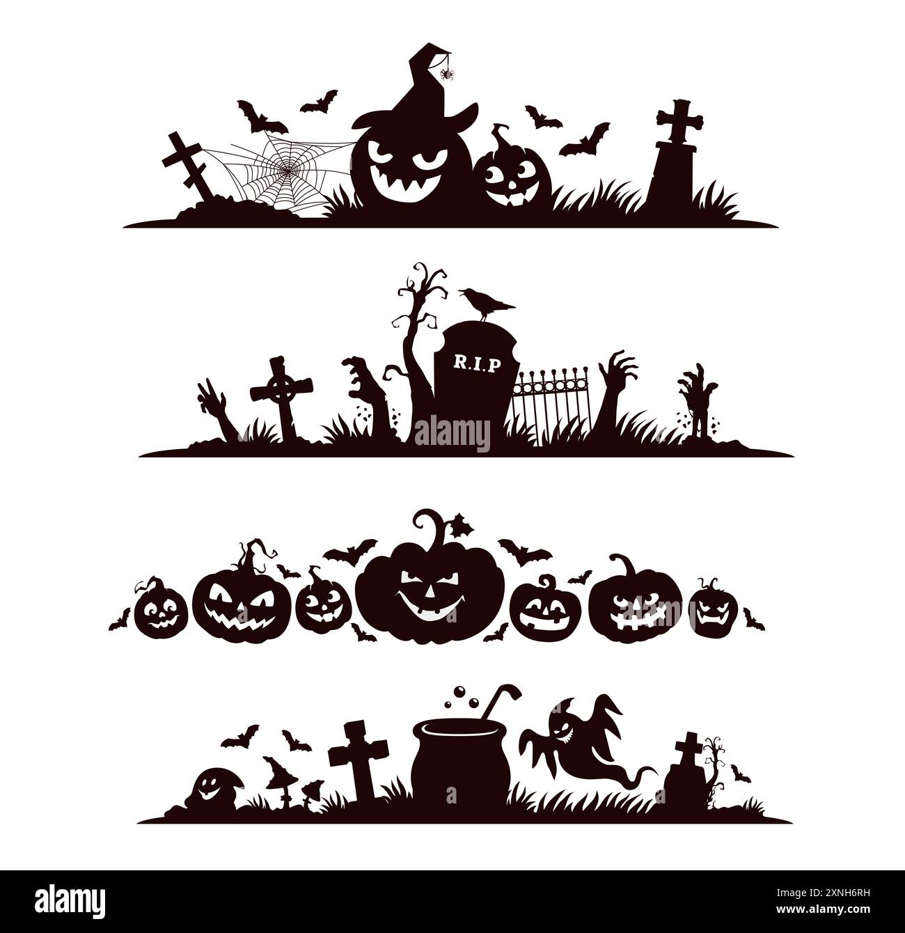 Black Pumpkin Divider