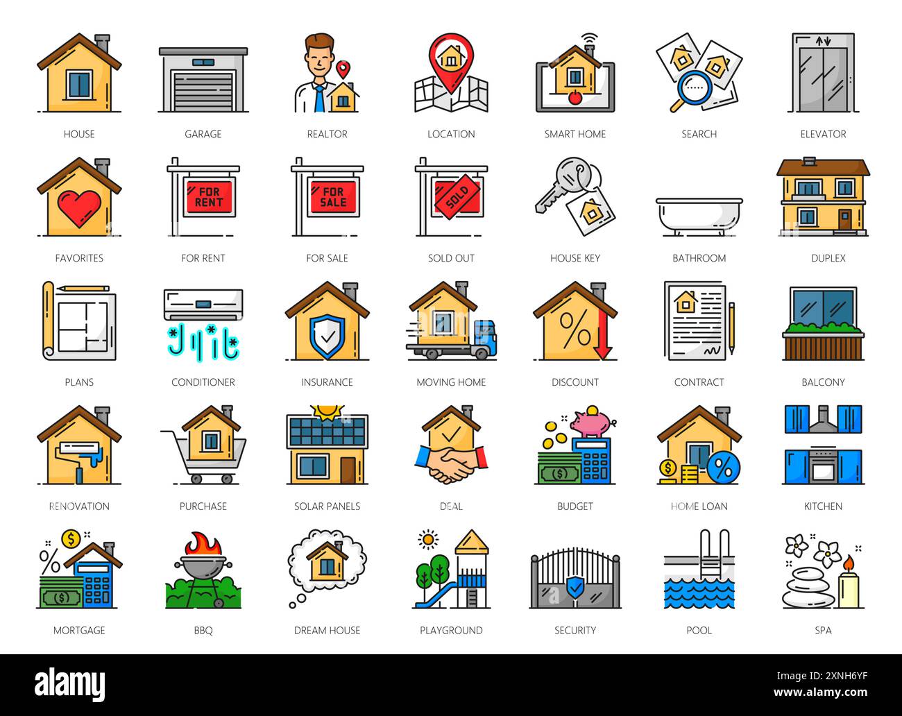 Rea estate Stock Vector Images - Alamy