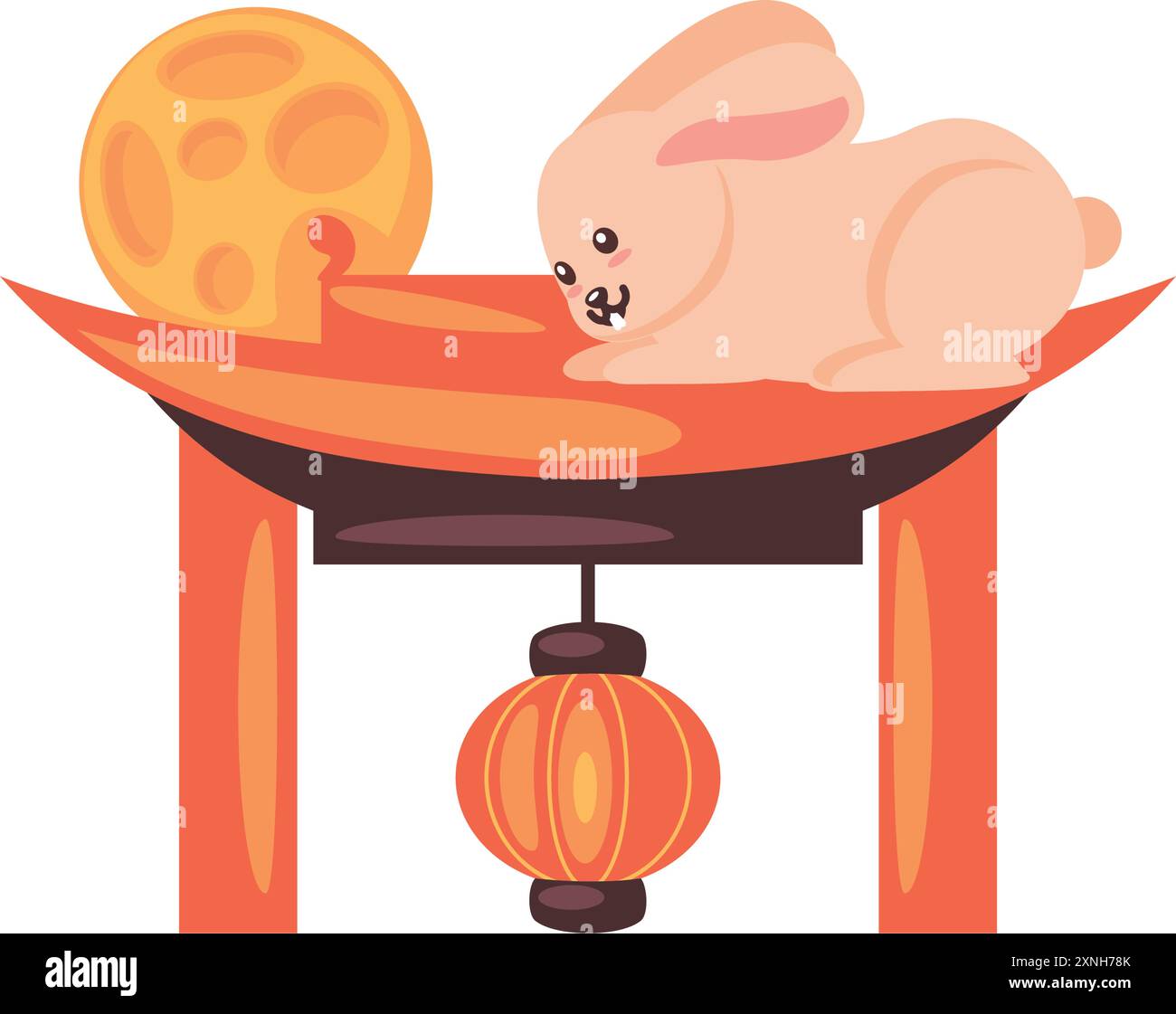 mid autumn rabbit festival Stock Vector Image & Art - Alamy