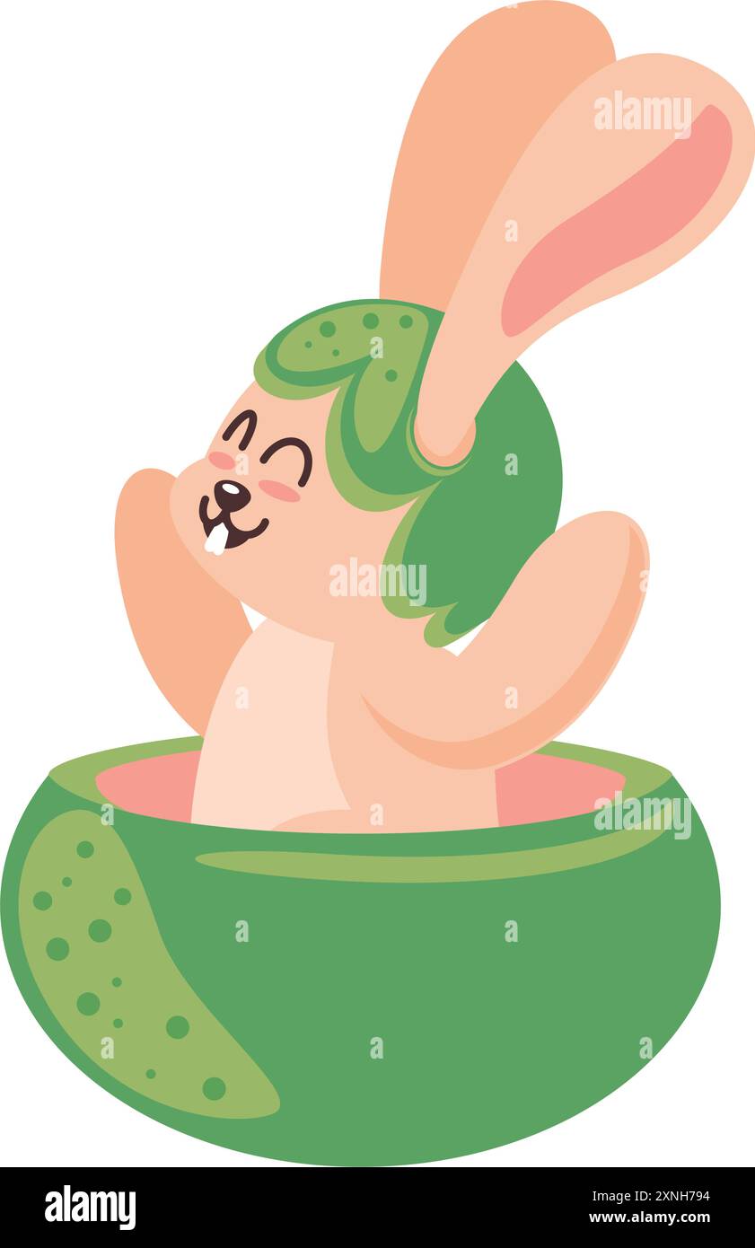 Cute rabbit fruit Cut Out Stock Images & Pictures - Alamy