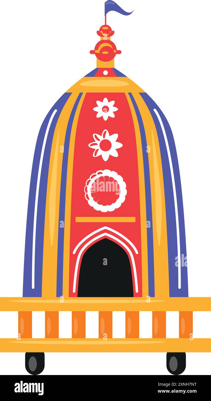 ratha yatra of lord jagannath procession Stock Vector Image & Art - Alamy