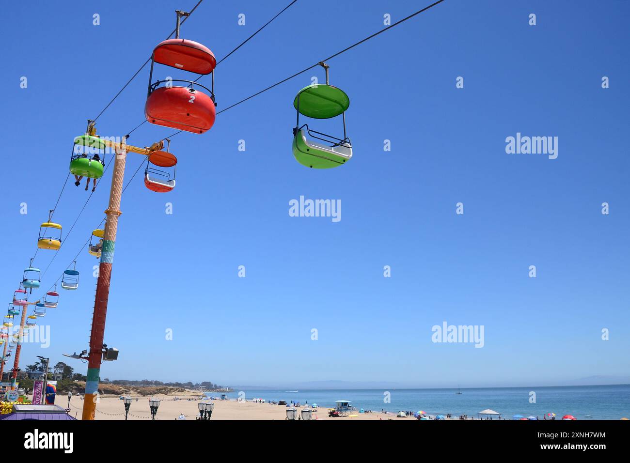 Santa Cruz Beach Boardwalk, California Stock Photo - Alamy