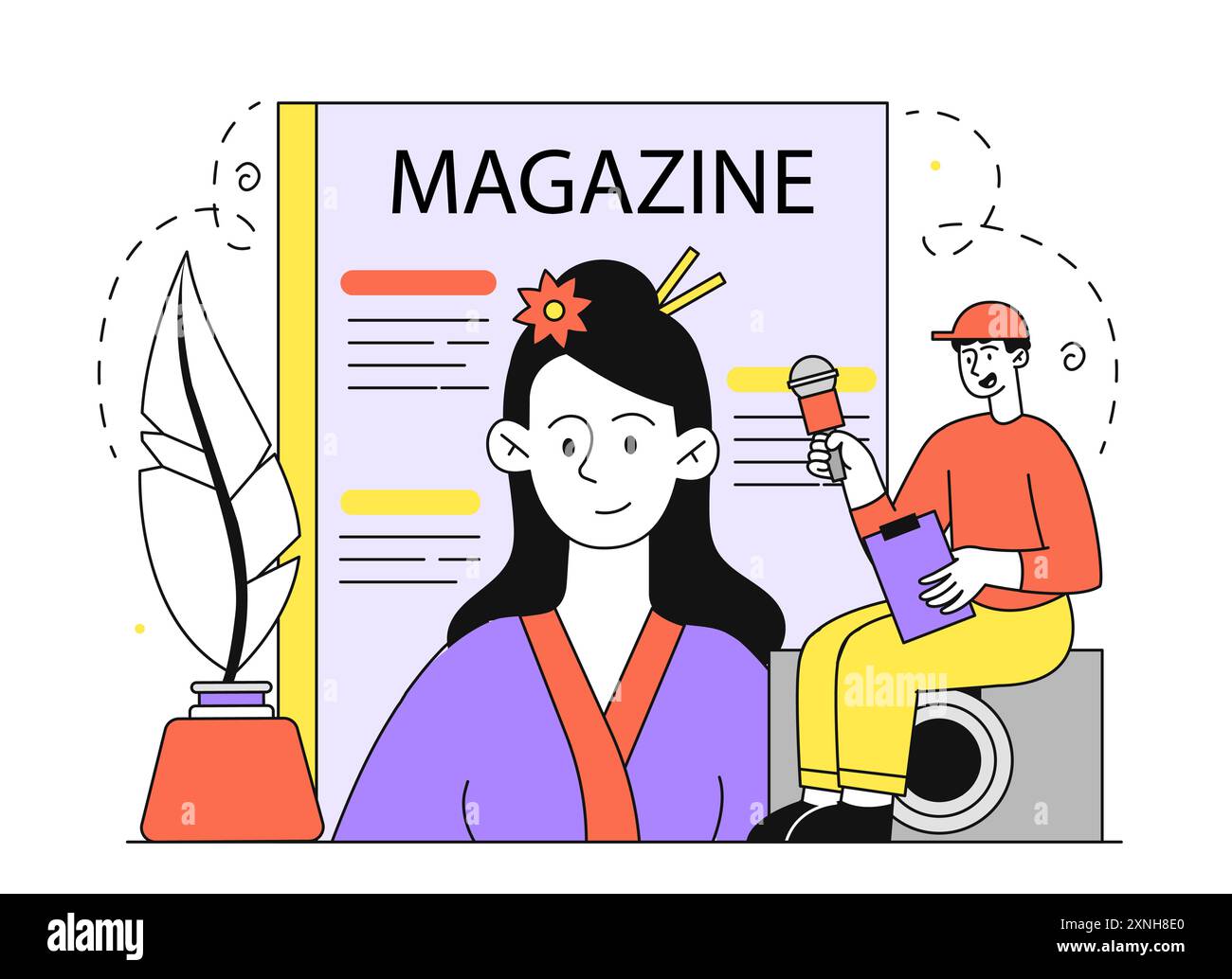 Japanese magazine woman. Male editor of fashionable womens magazine ...