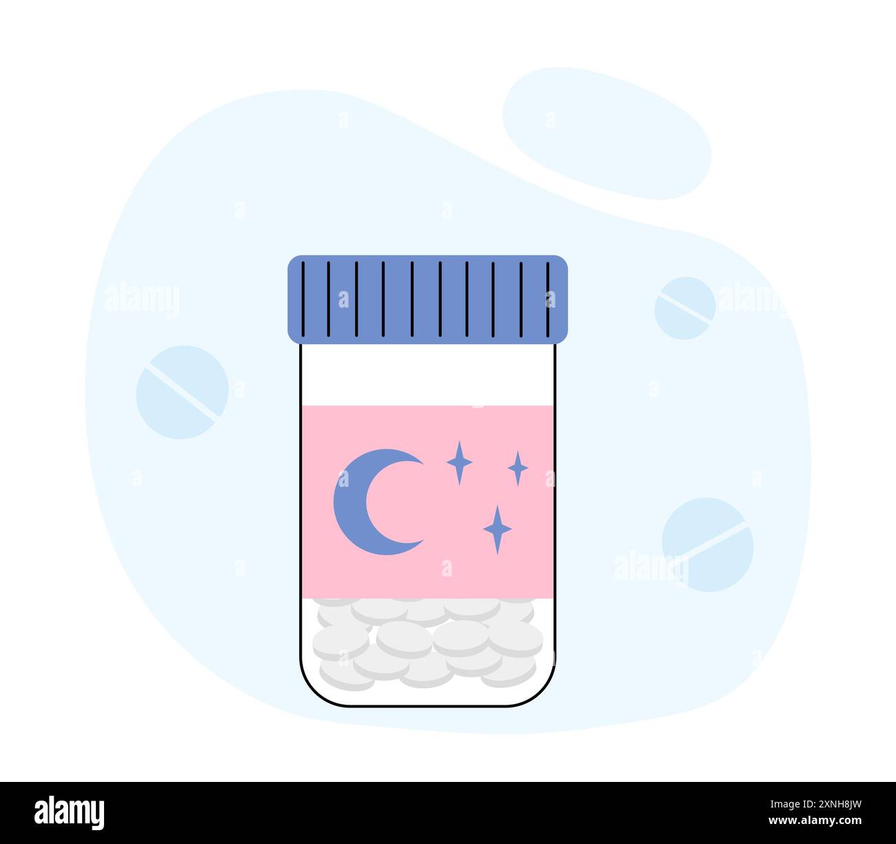 Awake pill Stock Vector Images - Alamy