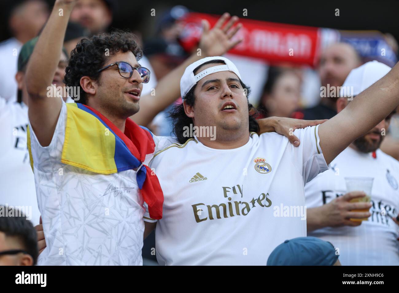 Chicago, USA. 31st July, 2024. Chicago, USA, July31, 2024: Supporters ...